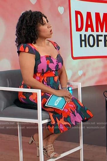Wornontv Damonas Floral Print Sweetheart Dress On Access Hollywood