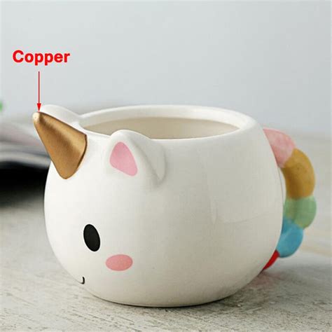 Unicorn Mug 300ml Rainbow Horse Unicorn Mugs Cup C Grandado