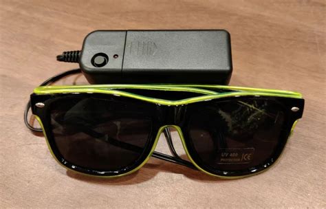 Black Glass And Abs Premium Led Party Glasses Size 8inchl At ₹ 290