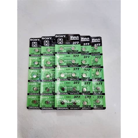 Jual Baterai Jam Tangan All Tipe Merk Sony Shopee Indonesia
