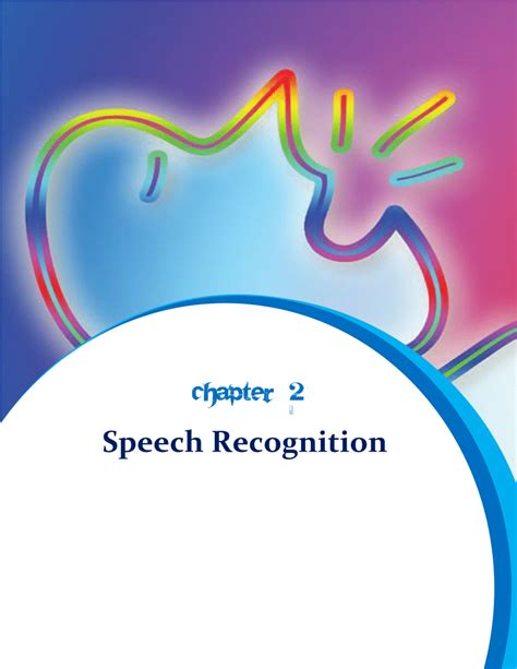 Pdf Speech Recognition System