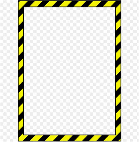 Caution Stripes Border
