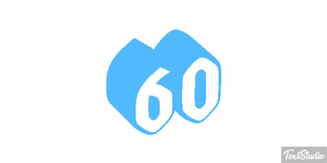 60 Number Animated  Logo Designs