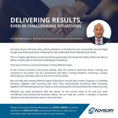 Michael D Michaelson On Linkedin Businessadvisory Businessfinance