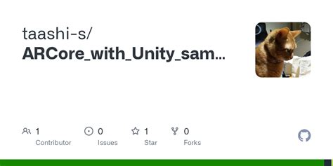 Github Taashi S Arcore With Unity Sample Manualmeasurement