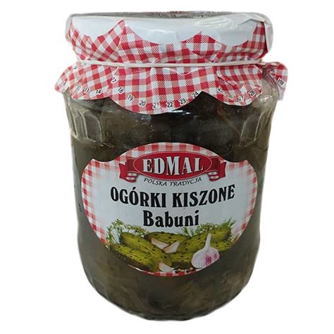 Edmal Ogórki Kiszone Babuni 680g Torimpex Toruń