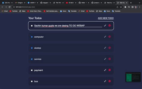 Sachin Kumar Gupta On Linkedin Level2 Task3 Webdevelopmentanddesign Basictodowebap