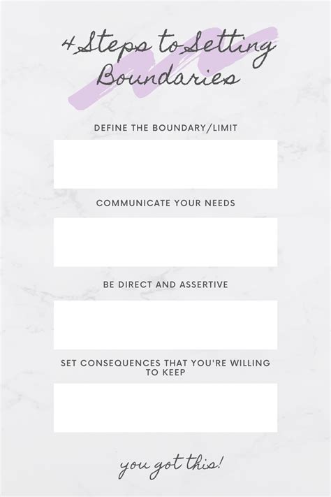how to set boundaries