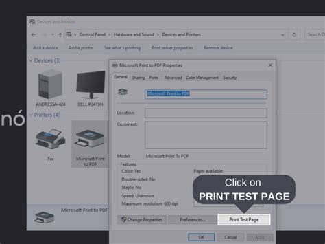 How To Print A Test From The Printer On Windows