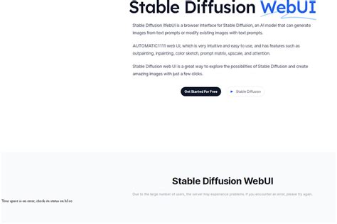 Your Space Is On Error Check Its Status On Beginners Hugging