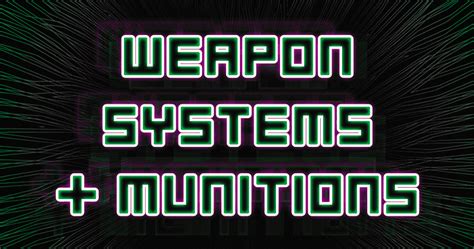Spaceship Architect Weapon Systems Munitions RPG Item RPGGeek