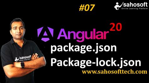 Package And Package Lock In Angular 20 Angular 20 Tutorials In Hindi Sahosoft Youtube