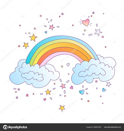 Colorful Cloud Drawing