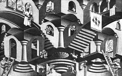 M C Escher Wallpapers Top Free M C Escher Backgrounds Wallpaperaccess