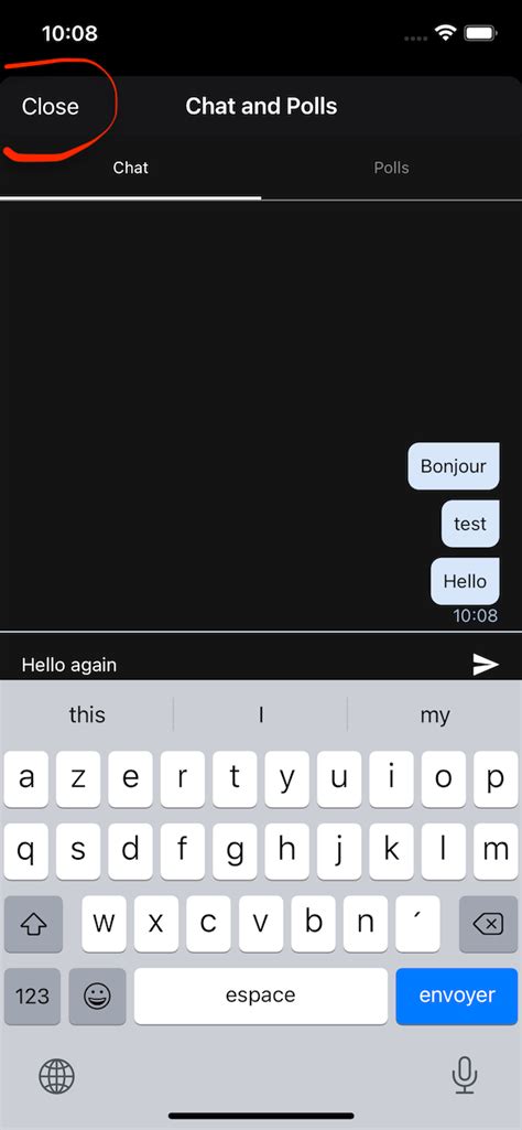 Ios Keyboard Is Overlapping The Chat Text Field · Issue 12785 · Jitsi