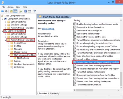 Fixed Cannot Add Or Remove Toolbars On Taskbar