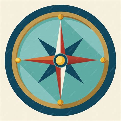 Compass Design Premium Ai Generated Vector