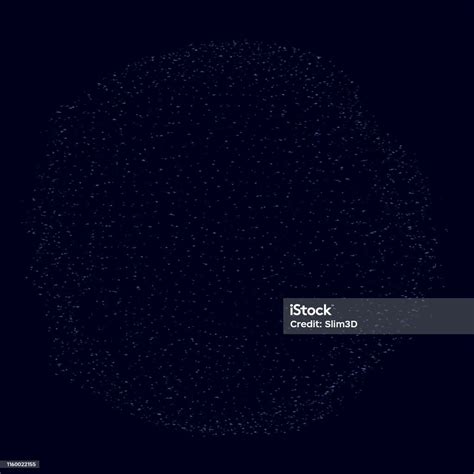 진한 파란색 배경에 많은 작은 입자로 구성된 구입니다 벡터 일러스트레이션 3차원 형태에 대한 스톡 벡터 아트 및 기타 이미지 3차원 형태 가상현실 개념 Istock