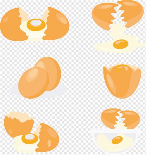 깨진 닭고기 달걀 Png Pngwing