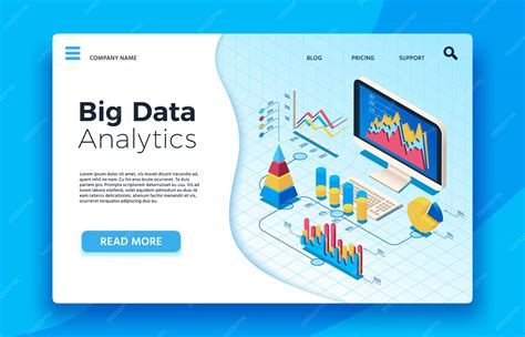 Premium Vector Isometric Big Data Analytics Analytical Infographic Statistic Dashboard 3d