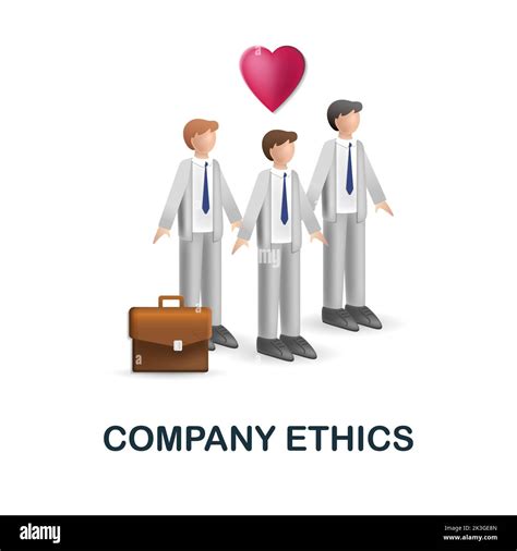 Company Ethics Icon 3d Illustration From Company Value Collection