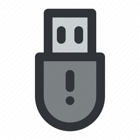 Computer Device Notification Stick Usb Icon Download On Iconfinder