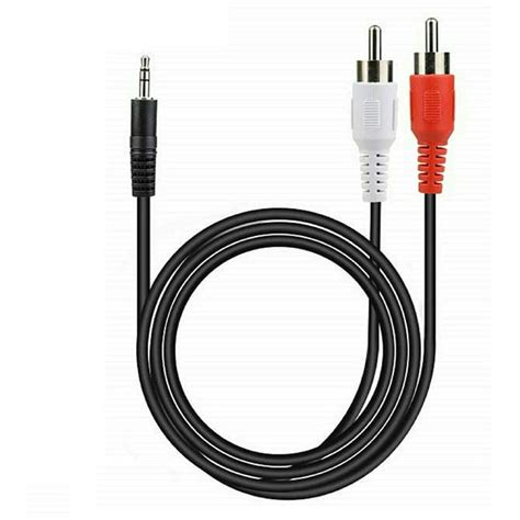 Av Audio 2 Rca Y Adapter Cable Cord For S Ennheiser Rs 170 Rs 180