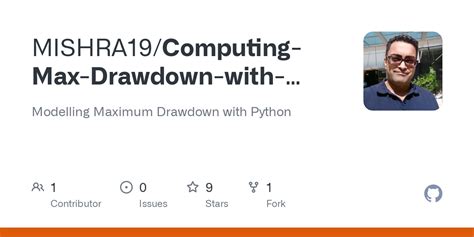 Github Mishra19computing Max Drawdown With Python Modelling Maximum