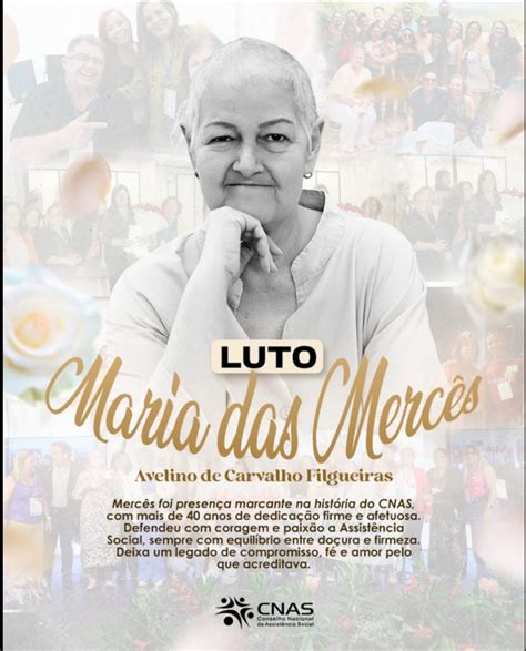 Cmas Rio Nota De Pesar Maria Das MercÊs