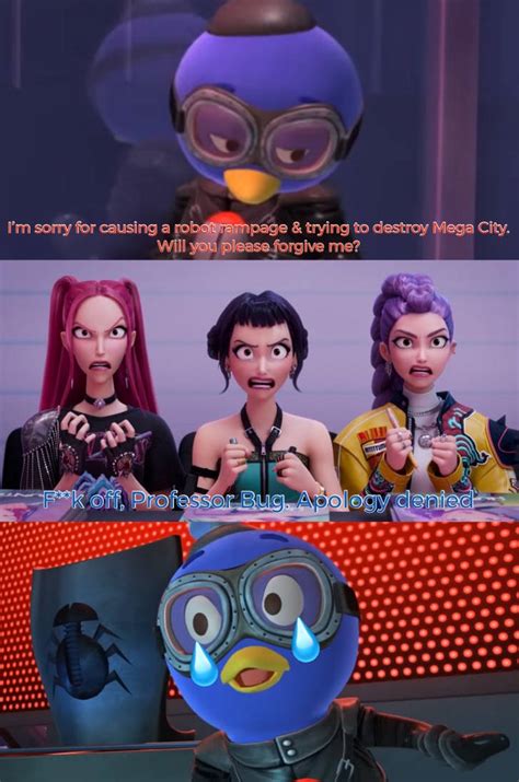 Huntrx Deny Professor Bug Apology By Momentumzone On Deviantart