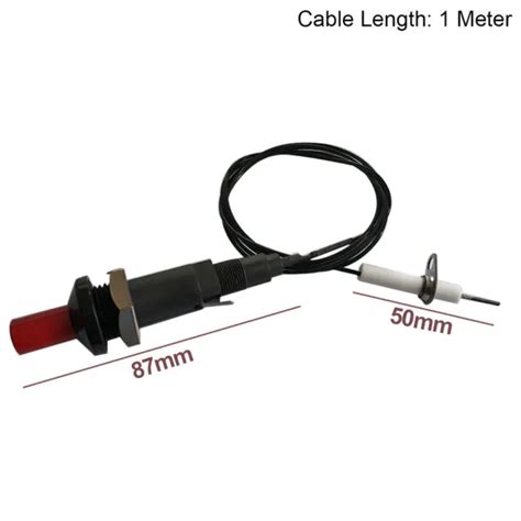 Universal Spark Piezo Bbq Ignition Set Cable Push Button Igniter For Gas Eur 8 29 Picclick Fr
