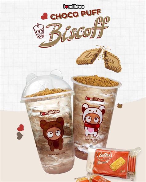 Our Newest Lotus Biscoff Choco Puff Ilovemilktea Davao