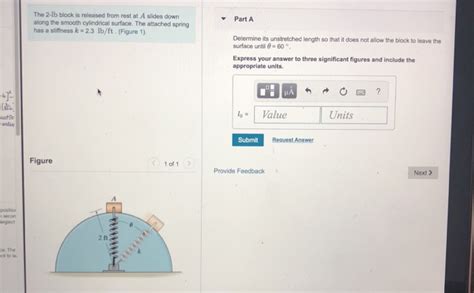 Solved The Lb Block Is Released From Rest At A Slides Down Chegg