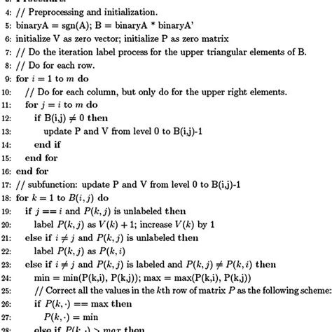 Algorithm 1 Q Analysis Algorithm Download Scientific Diagram