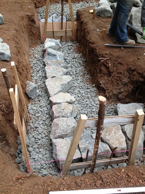 Making A Stone Foundation