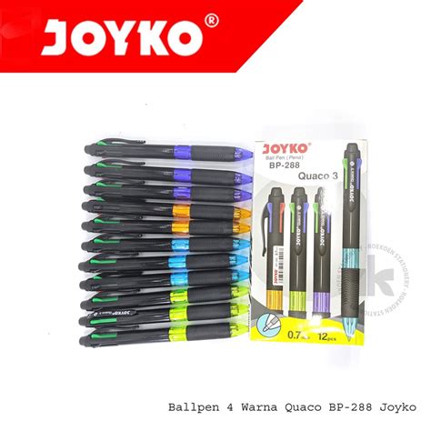 Jual Joyko Quaco 3 Ballpen 4 Warna Bp 288 Shopee Indonesia
