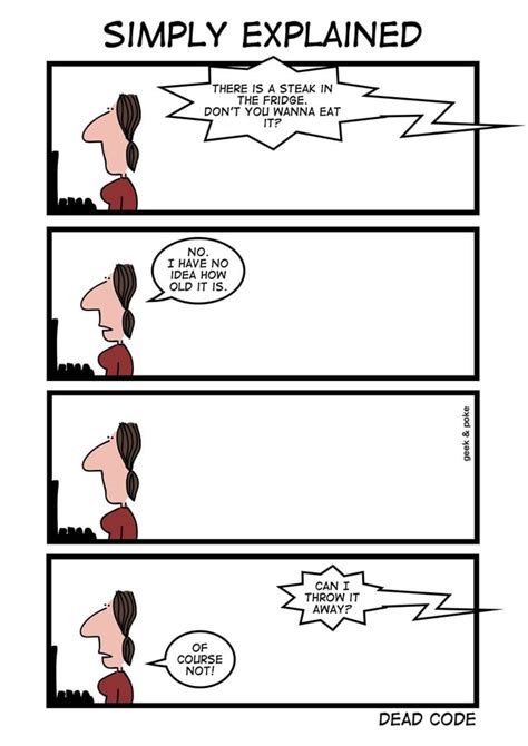Dead Code Brilliantly Explained Rprogrammerhumor