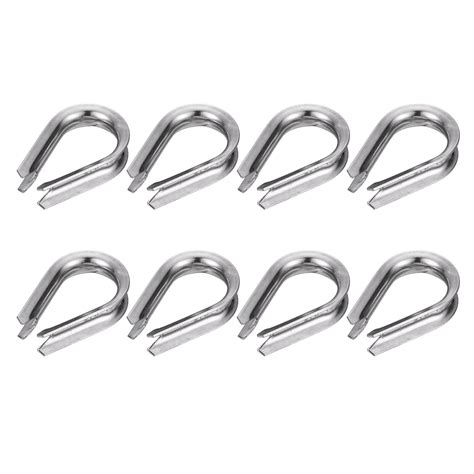 Uxcell 38 M10 Stainless Steel Thimble 304 Stainless Steel Wire Rope
