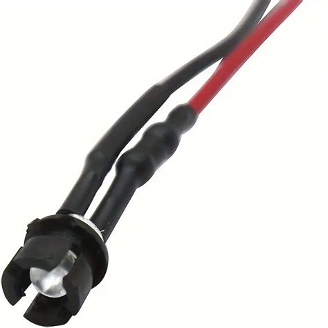 2050개 Led 12v 미리 배선된 3mm012in 고정 브래킷 케이블 전구 Led 발광 다이오드 1 Temu