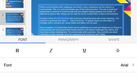 Google Slides For IOS ICTEvangelist