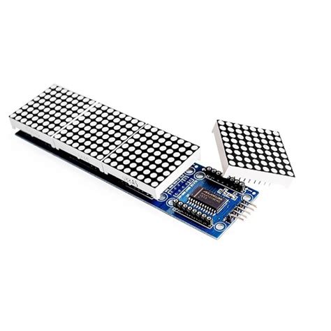 Max7219 Microcontroller 4 In 1 Display With 5p Line Dot Matrix Module