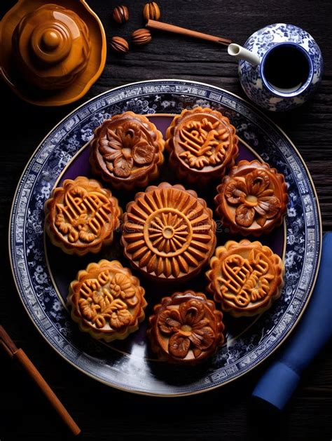 Mooncake Table Stock Illustrations 141 Mooncake Table Stock