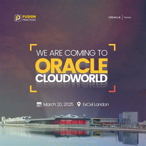Fusion Practices On Linkedin Fusionpractices Oraclecloudworld Cloudworldlondon Ai Cloud
