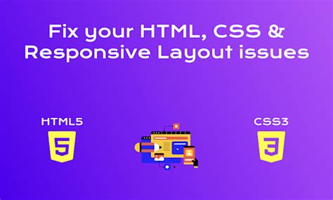 Fix Any Kind Of Html Css Issues For You By Arhankamra Fiverr