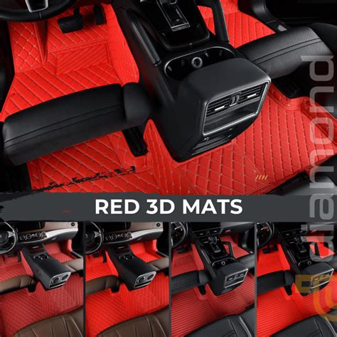 Luxury Leather Custom Made Car Floor Mats Diamond Car Mats