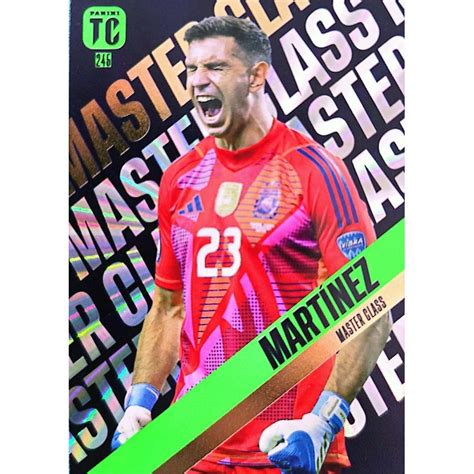 Offer Soccer Cards Emiliano Martínez Master Class Argentina Top Class 2025 Panini