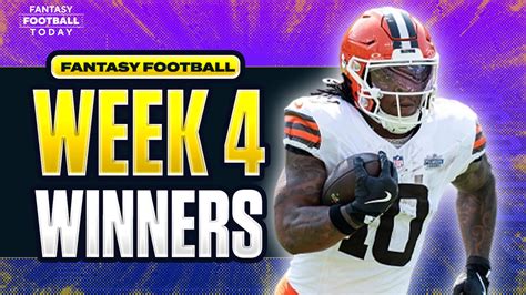 Fantasy Football Week 4 Winners Stream Of National Football League
