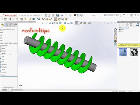 فیلم آموزشی نکات Solidworks 3 آموزش ورق فلز تشکیل پروازهای مارپیچ در Solidworks با زیرنویس