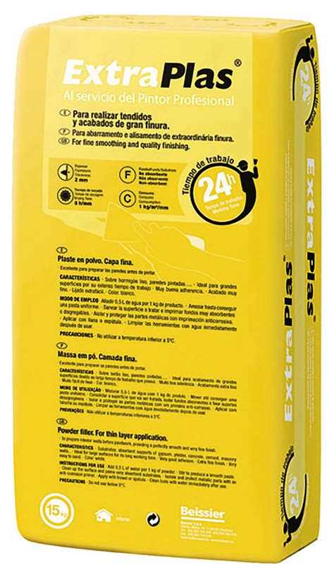 Plaste En Plovo Secado Extraplas 15 Kg Amarillo Leroy Merlin