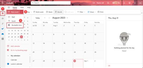 Know How Custom Bookable Time Works In Outlook